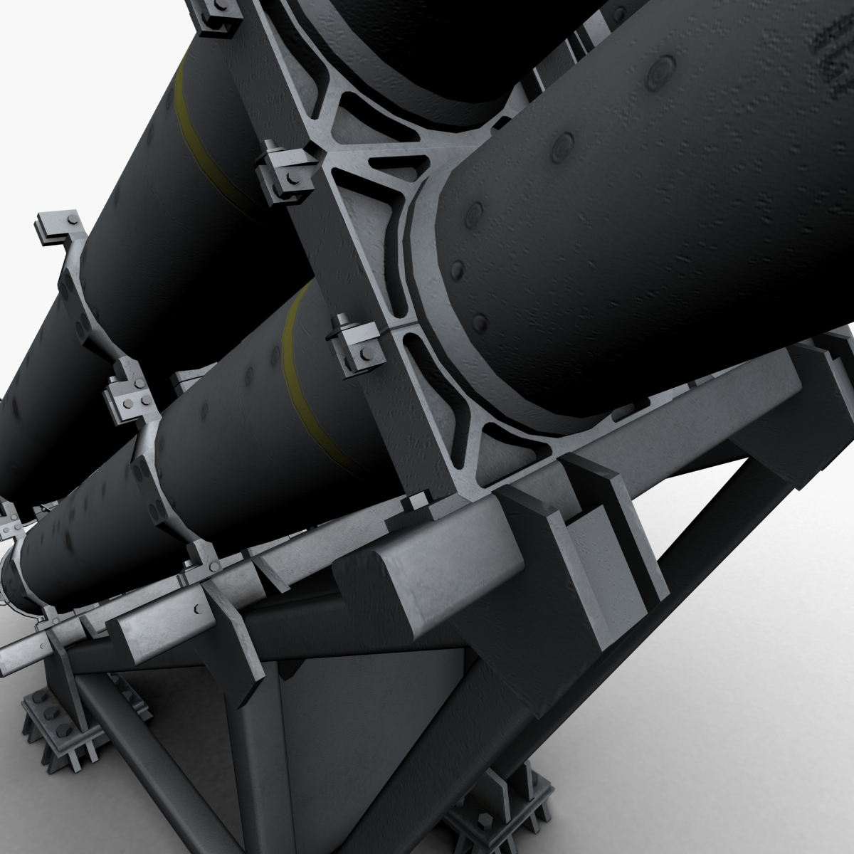 harpoon launcher mk 141 3d model