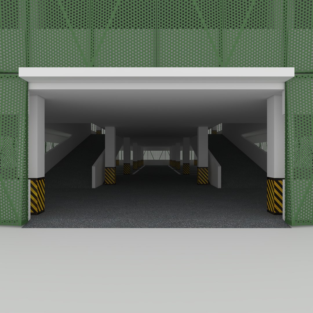 Building Parking 1 3D Model - TurboSquid 1986663