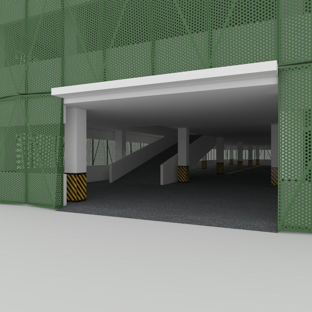 Building Parking 1 3D Model - TurboSquid 1986663
