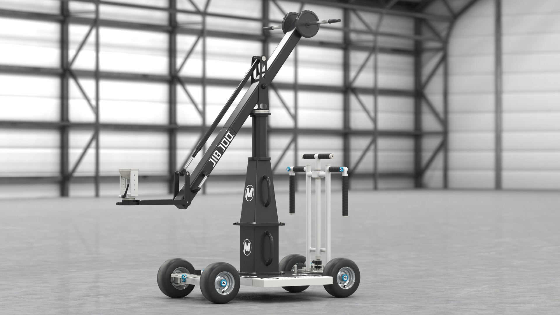 MovieTech 4x4 Dolly With Mini Crane 3D - TurboSquid 1958562