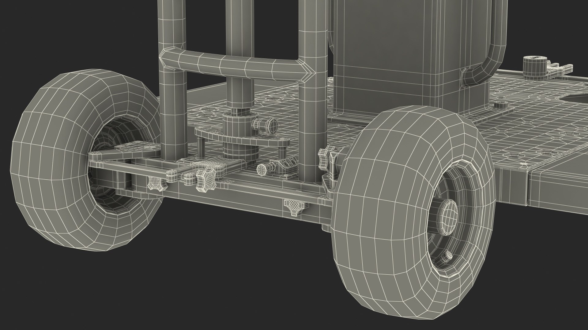 MovieTech 4x4 Dolly With Mini Crane 3D - TurboSquid 1958562