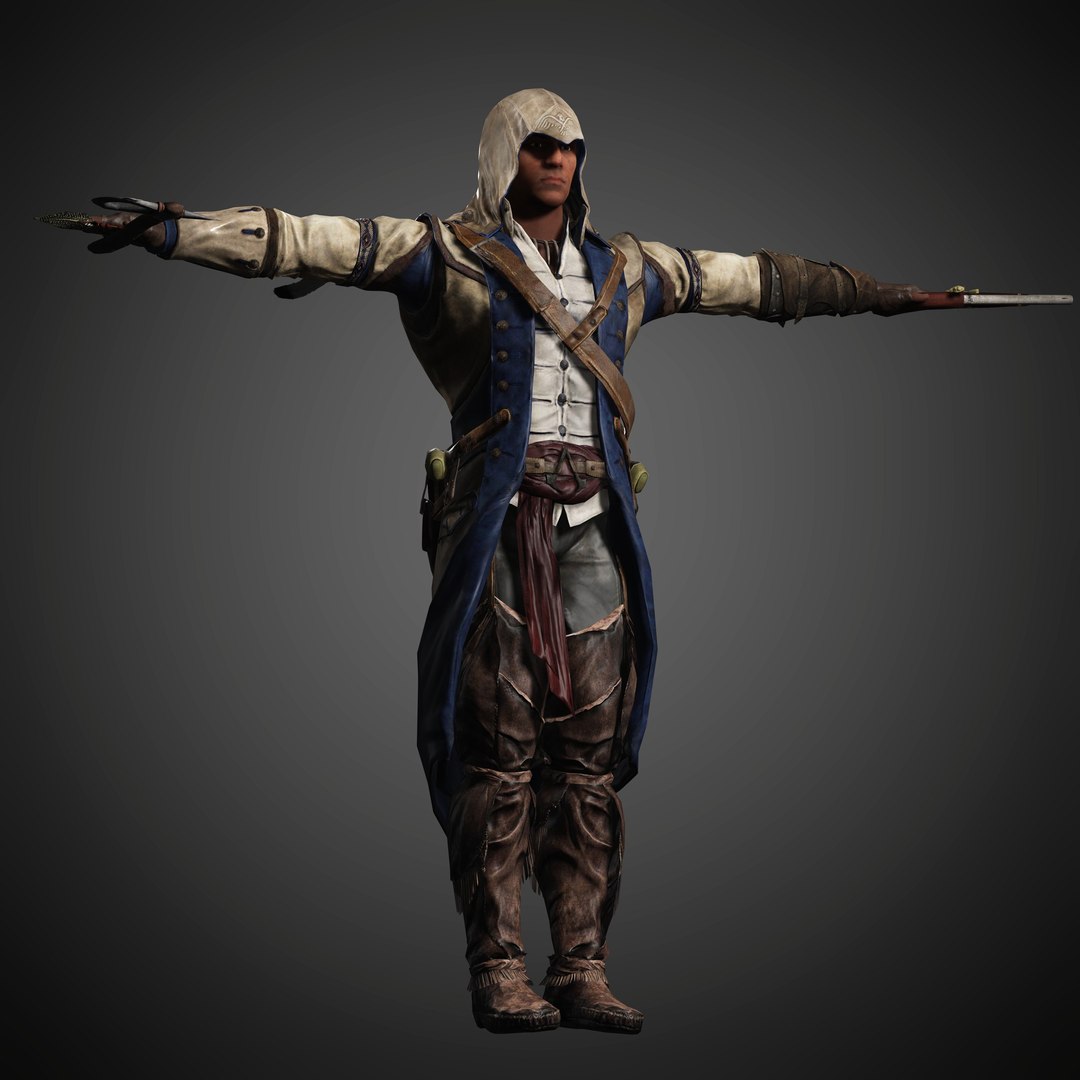Connor Character 3D Model - TurboSquid 2419185