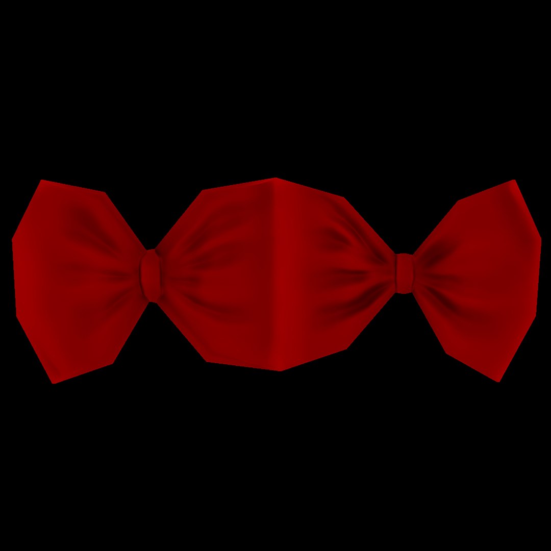 Red Dickybow 3D Model - TurboSquid 1825671