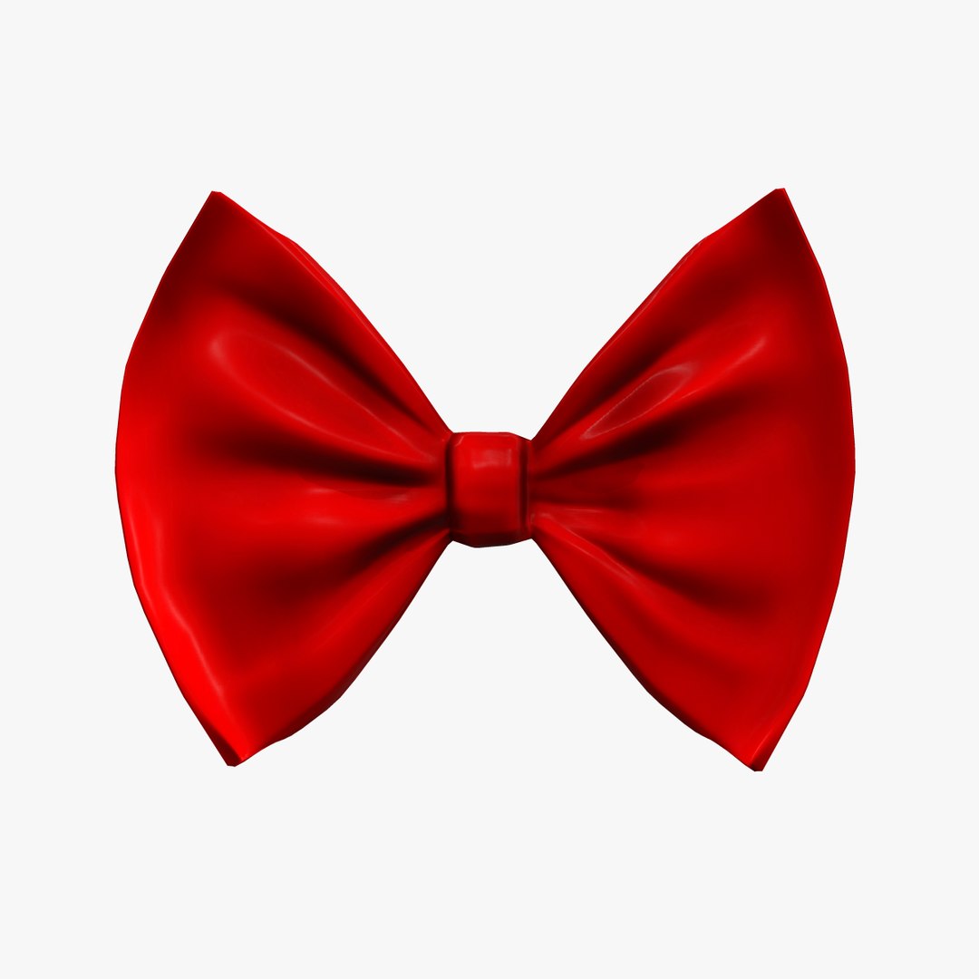 Red Dickybow 3D Model - TurboSquid 1825671