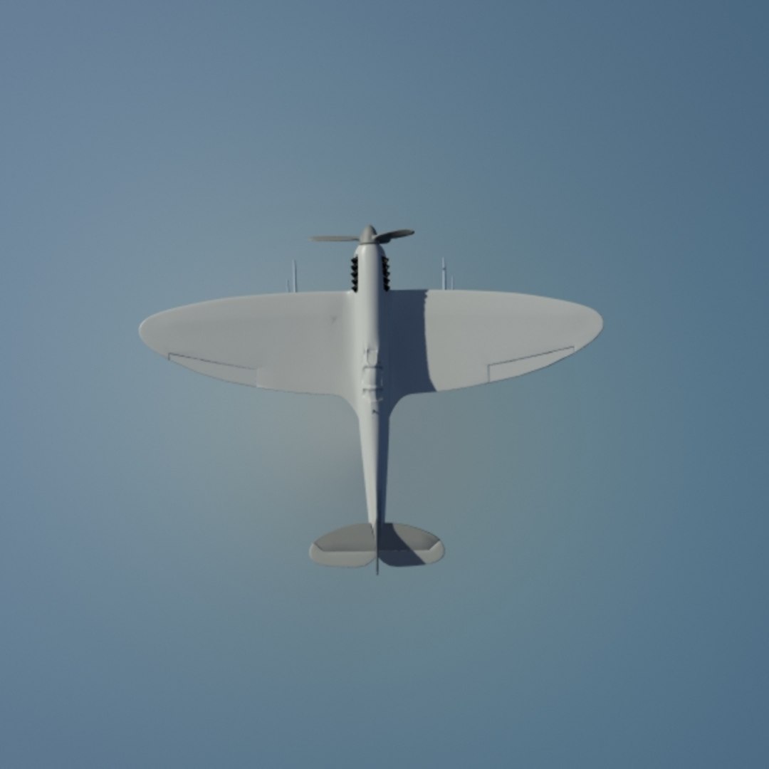 3d Max Prop Fighter Aircraft