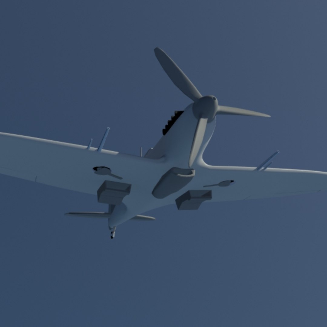 3d Max Prop Fighter Aircraft