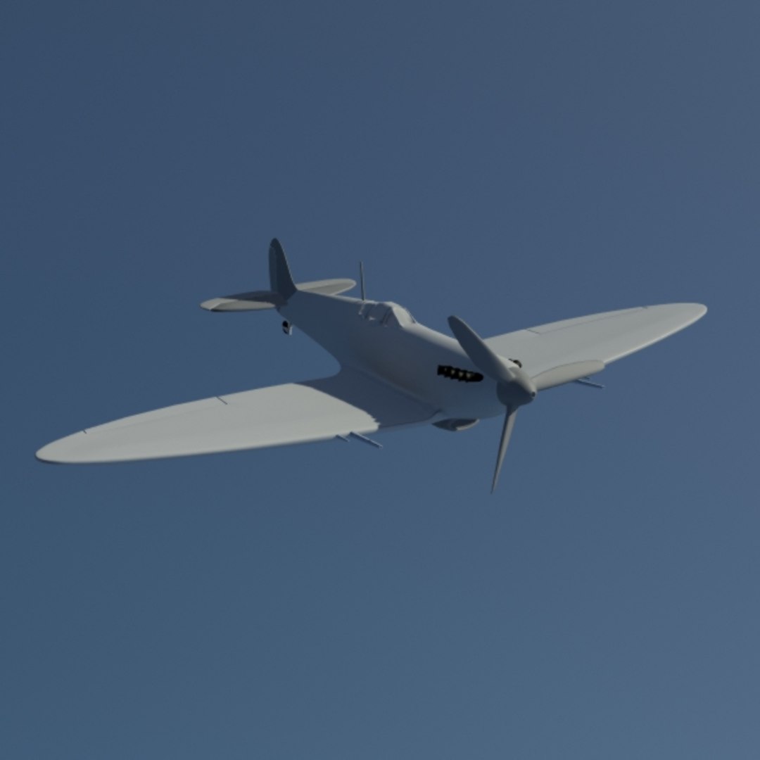 3d Max Prop Fighter Aircraft