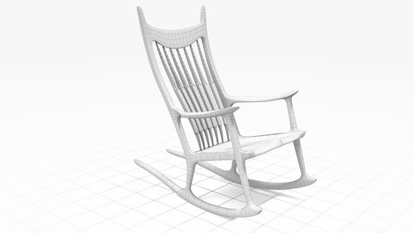 Rocking Chair ,8K PBR Textures model - TurboSquid 1719140