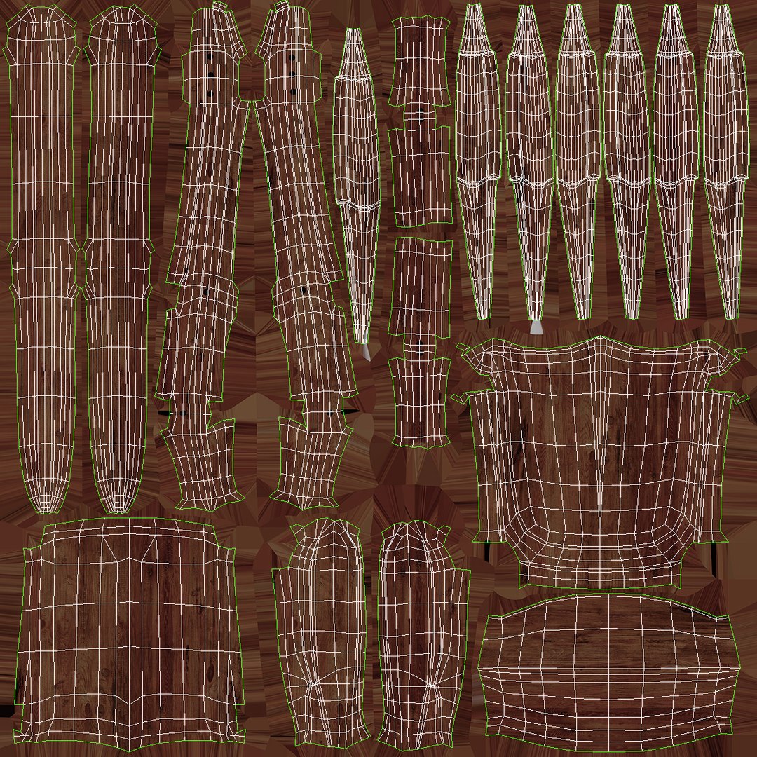 Rocking Chair ,8K PBR Textures Model - TurboSquid 1719140