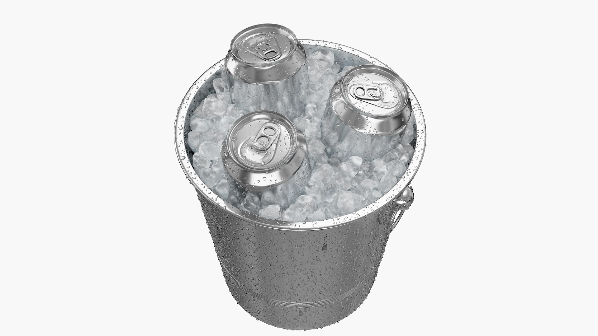 3D Model Ice Bucket With 330ML Cans - TurboSquid 1767917