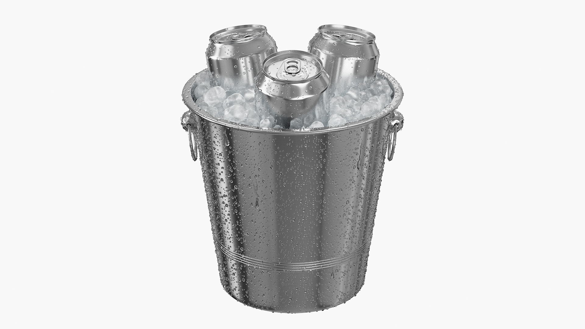 3D Model Ice Bucket With 330ML Cans - TurboSquid 1767917