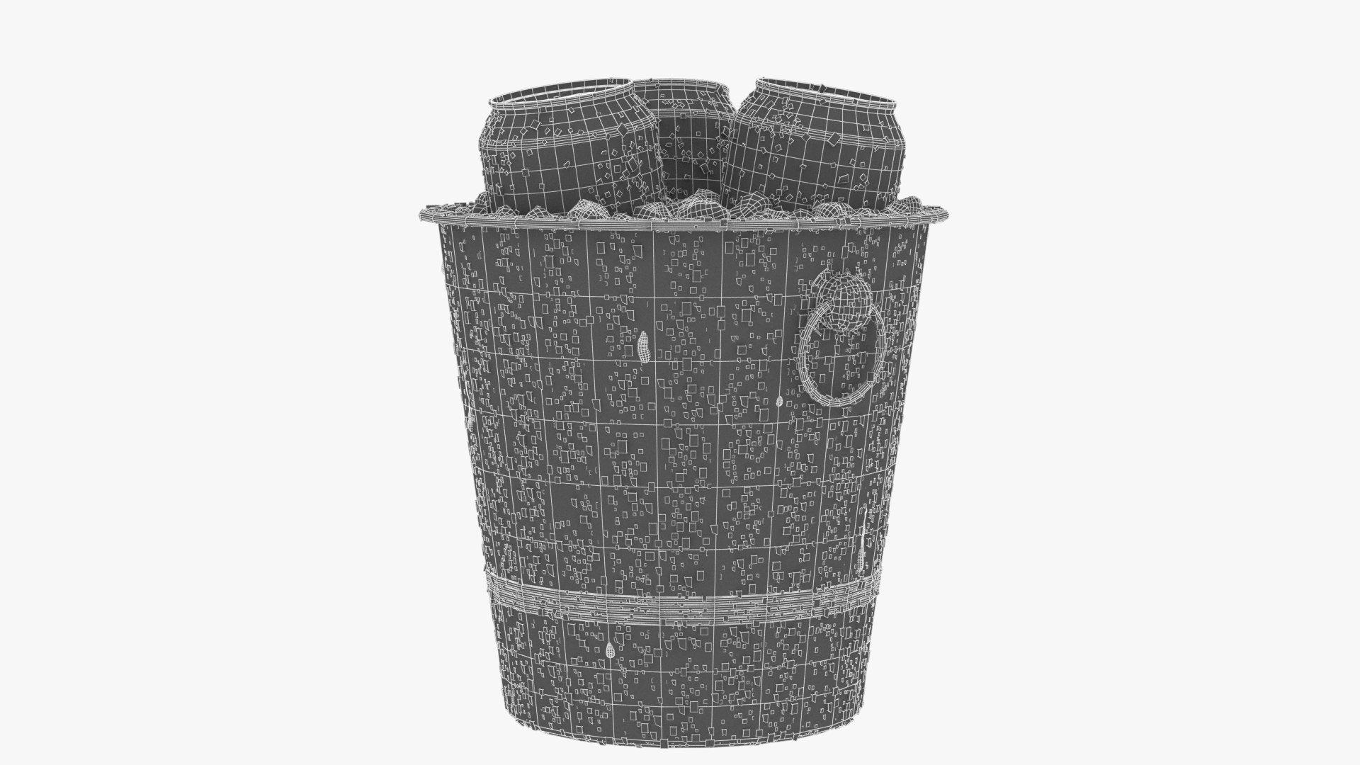 3D Model Ice Bucket With 330ML Cans - TurboSquid 1767917