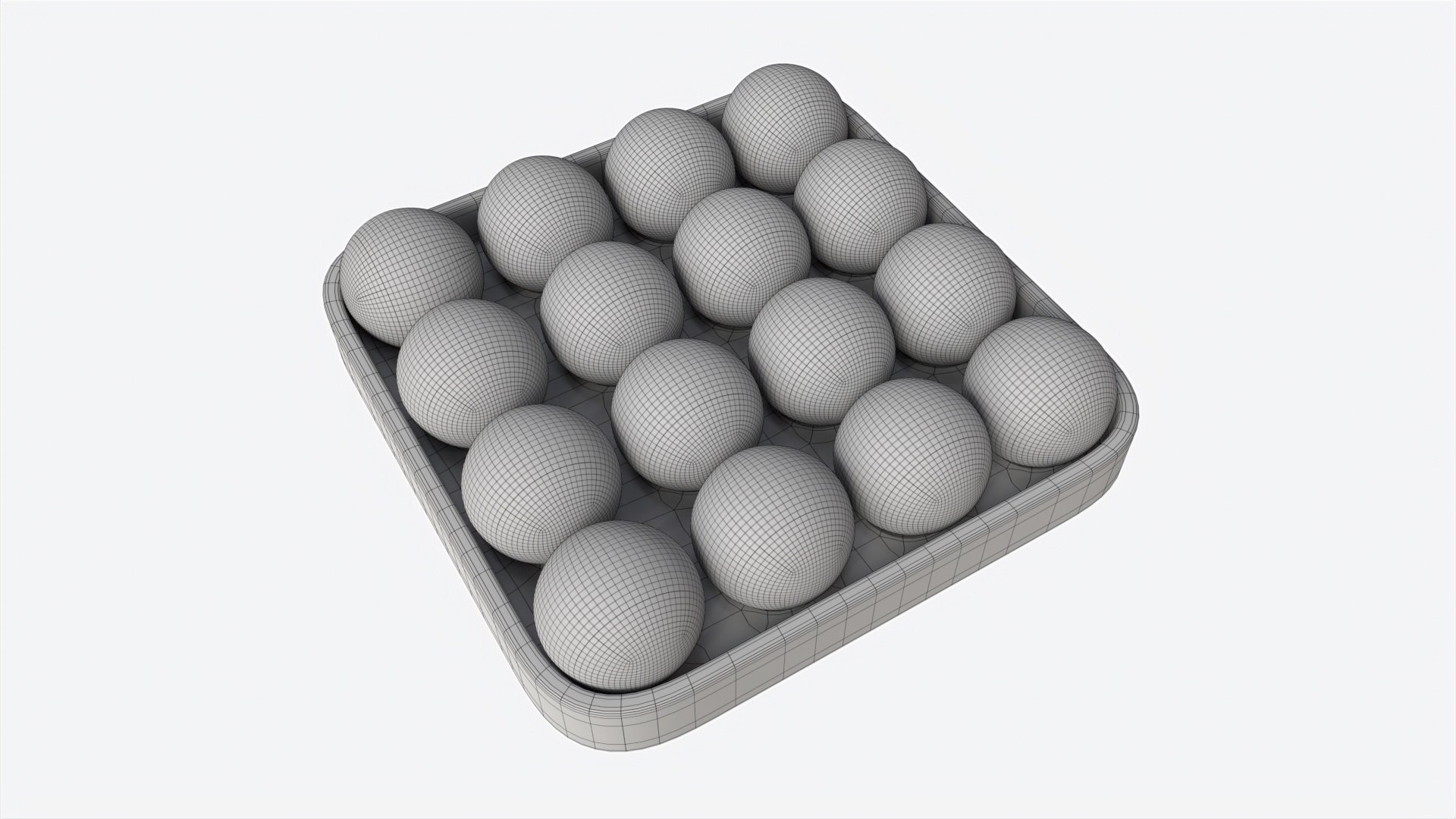 3D Model Billiard Pool Ball Set With Tray - TurboSquid 2073394