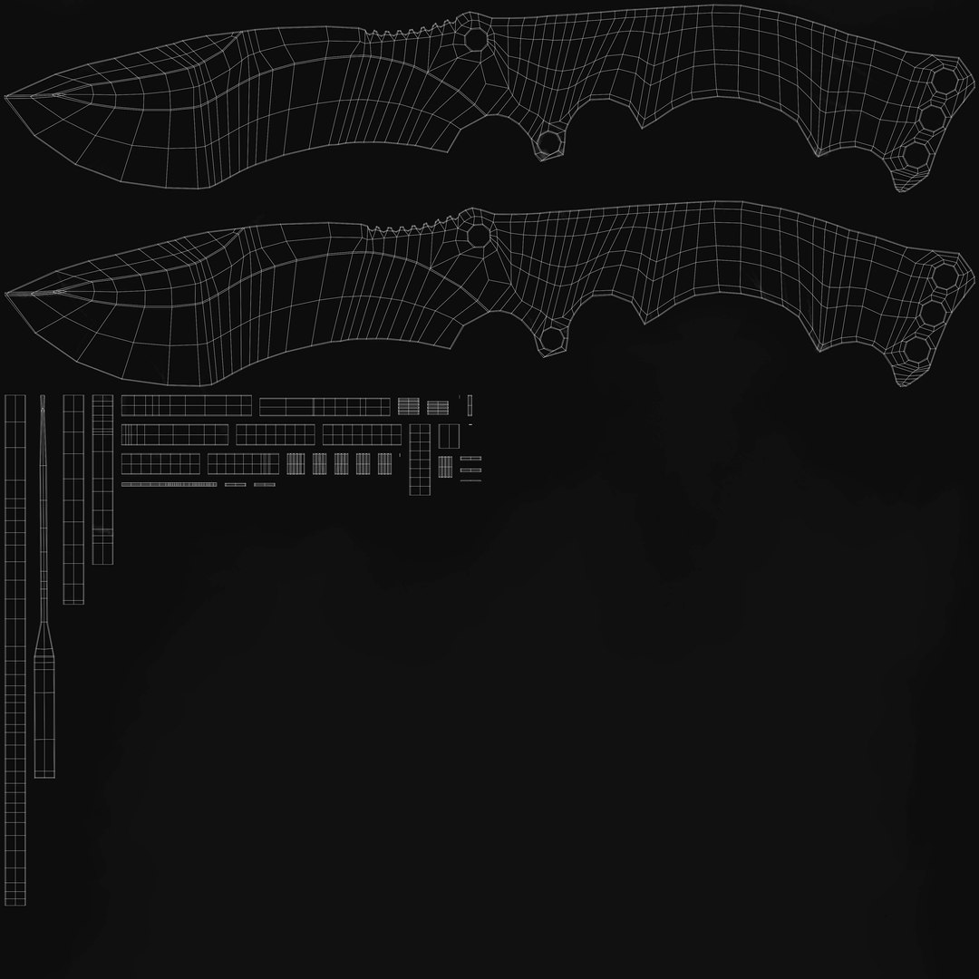 3D Tactical Knife - TurboSquid 2093550