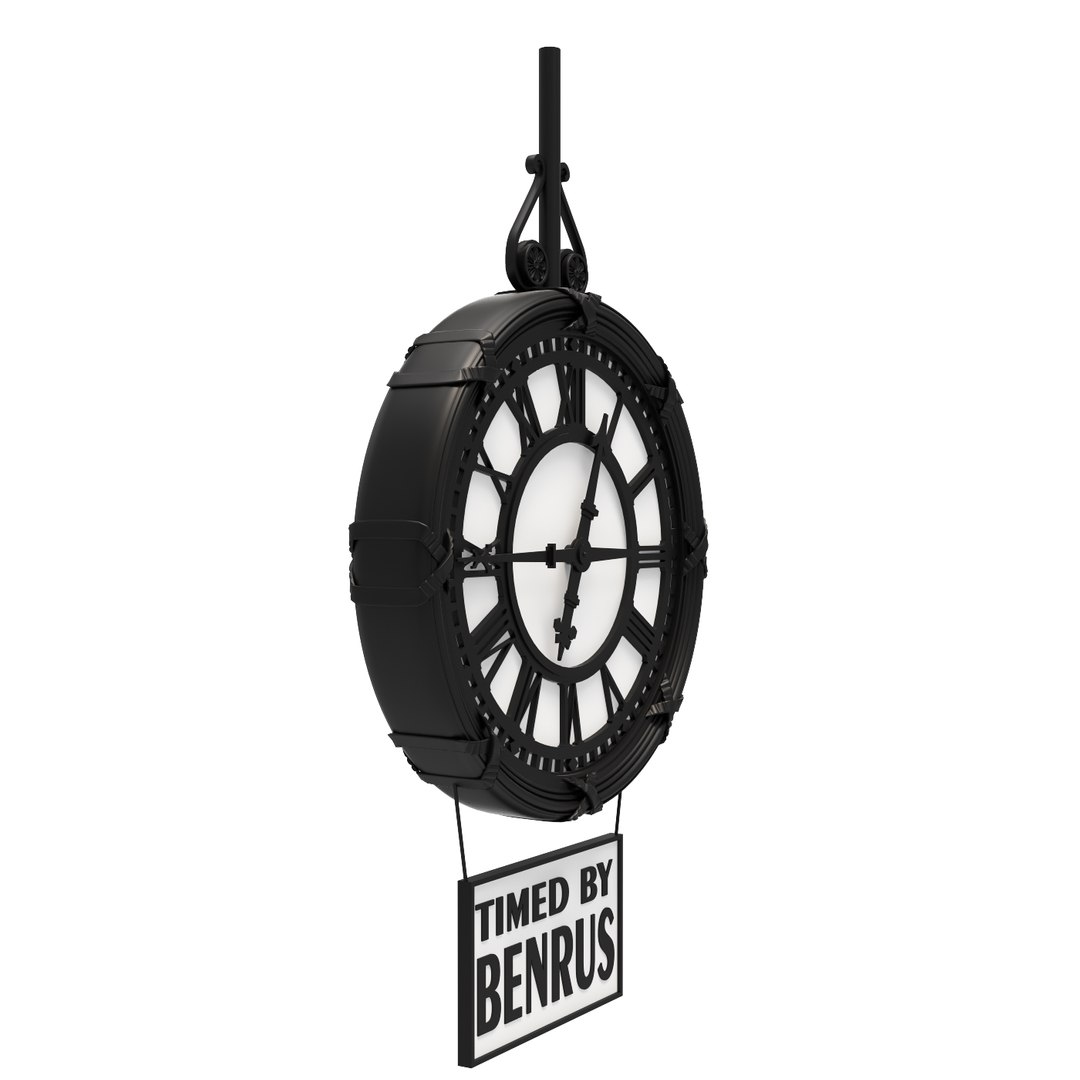 Bernus Clock 3D Model - TurboSquid 1550717