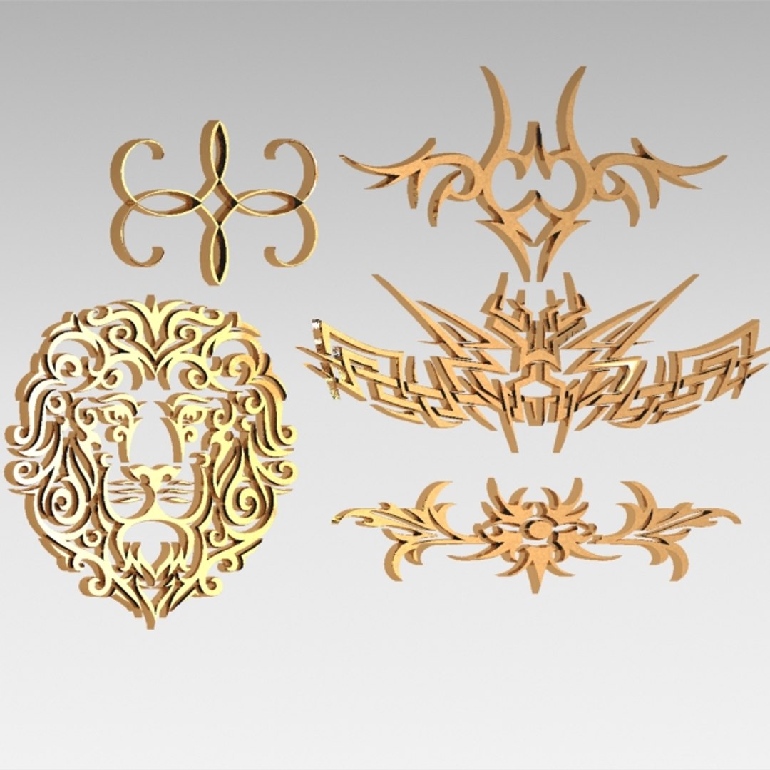 3ds max decoration patterns