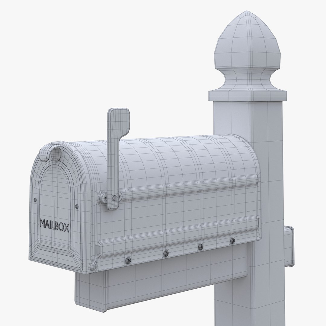 Mail Box Set 3D Model - TurboSquid 1383921