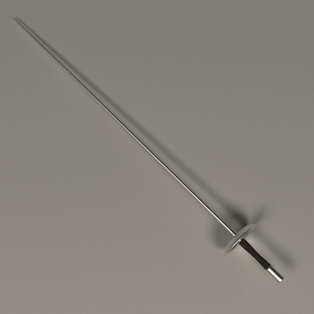 Rapier Model - TurboSquid 570292