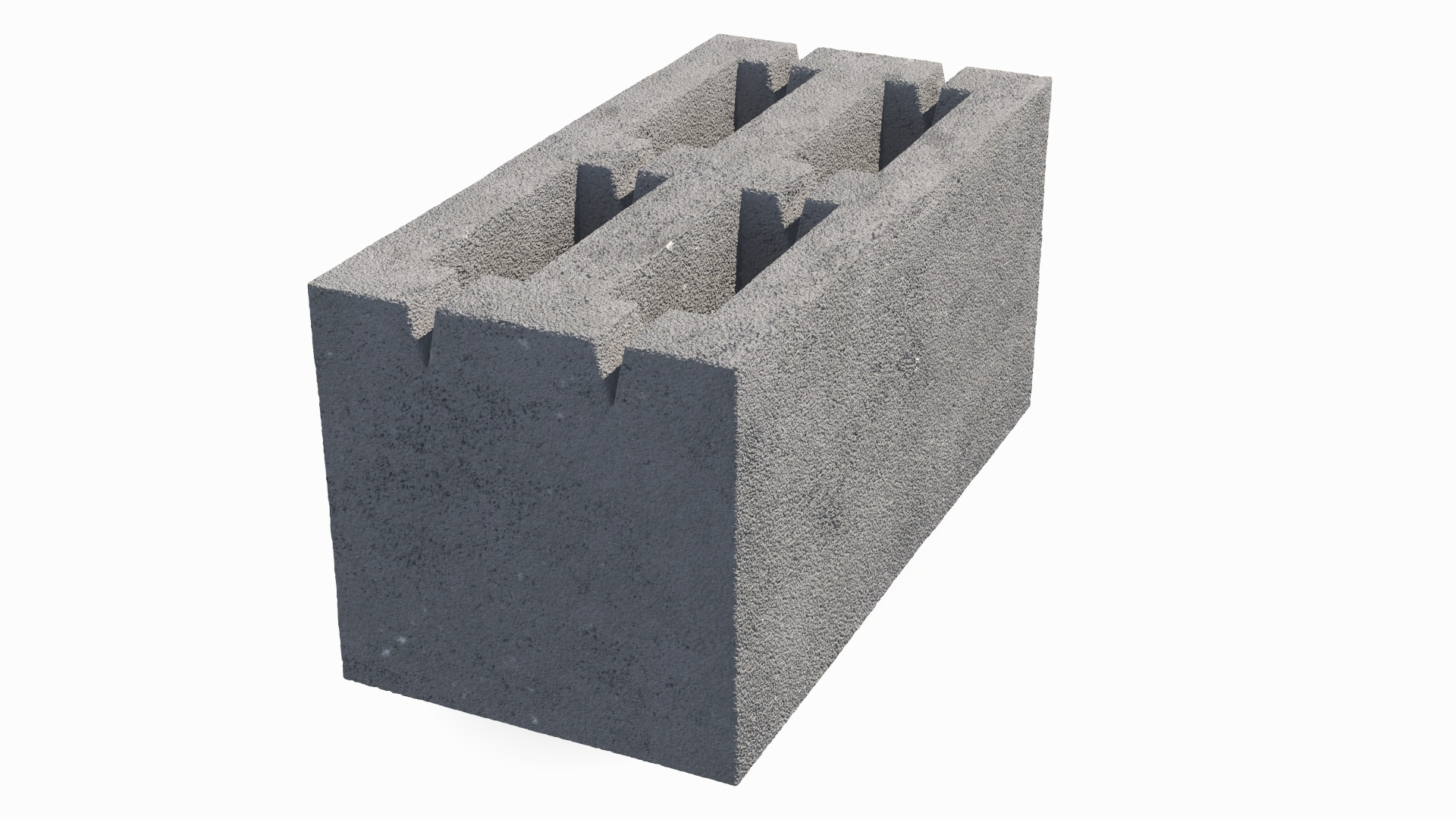 3D Expanded Clay Concrete Block 4 Slots - TurboSquid 2349268