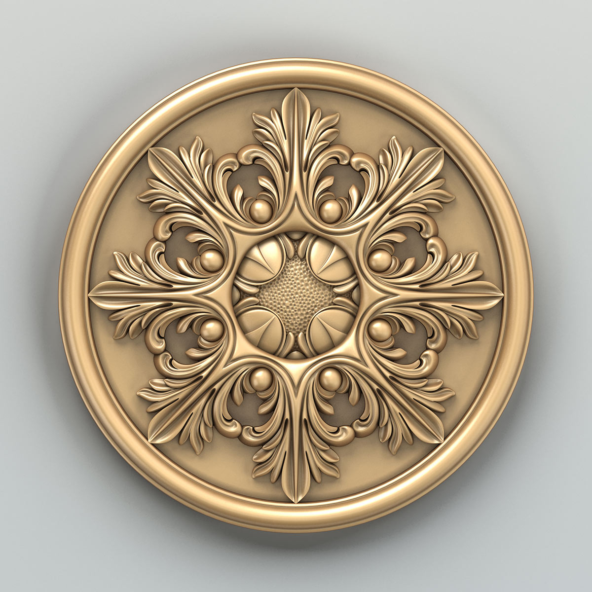 3D model rosette cnc intagli3d - TurboSquid 1362872