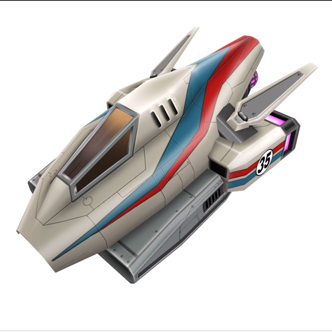 Space Racer 1 3d Blend