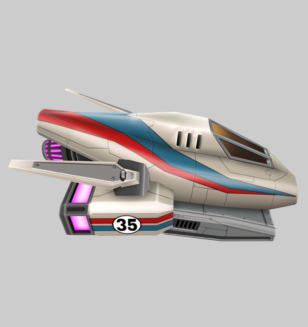 Space Racer 1 3d Blend