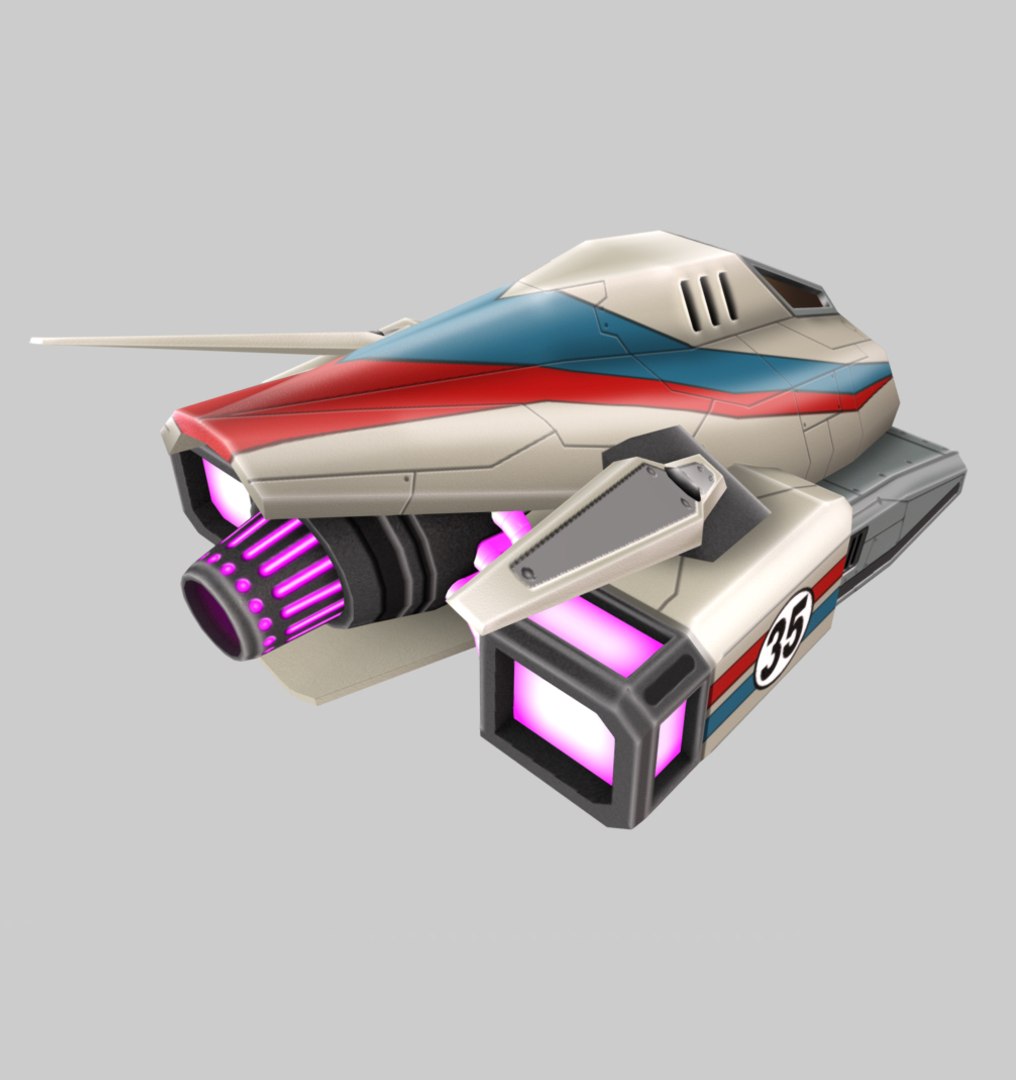 Space Racer 1 3d Blend