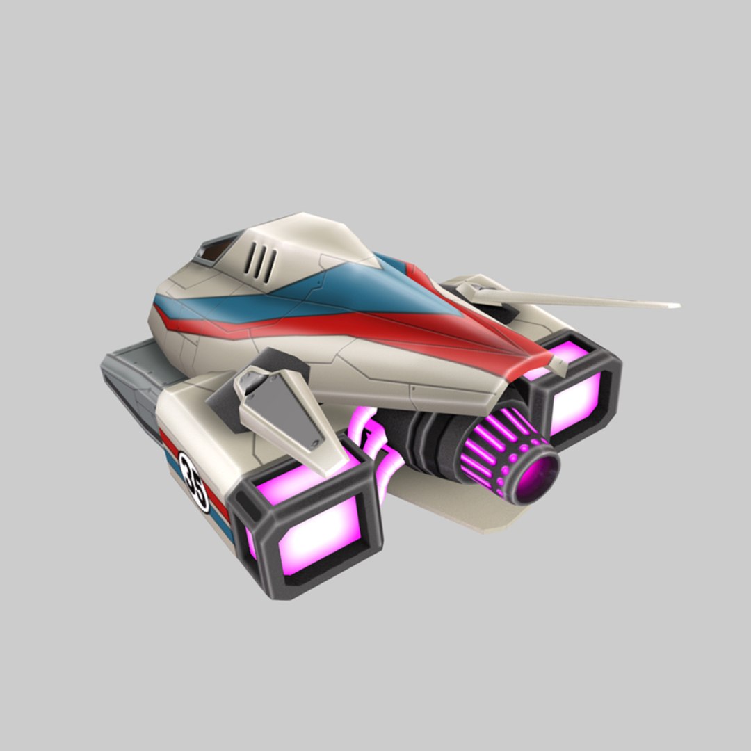 Space Racer 1 3d Blend