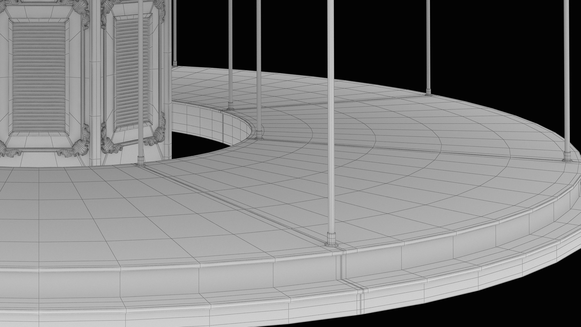 3D Carousel Base Model - TurboSquid 1180139