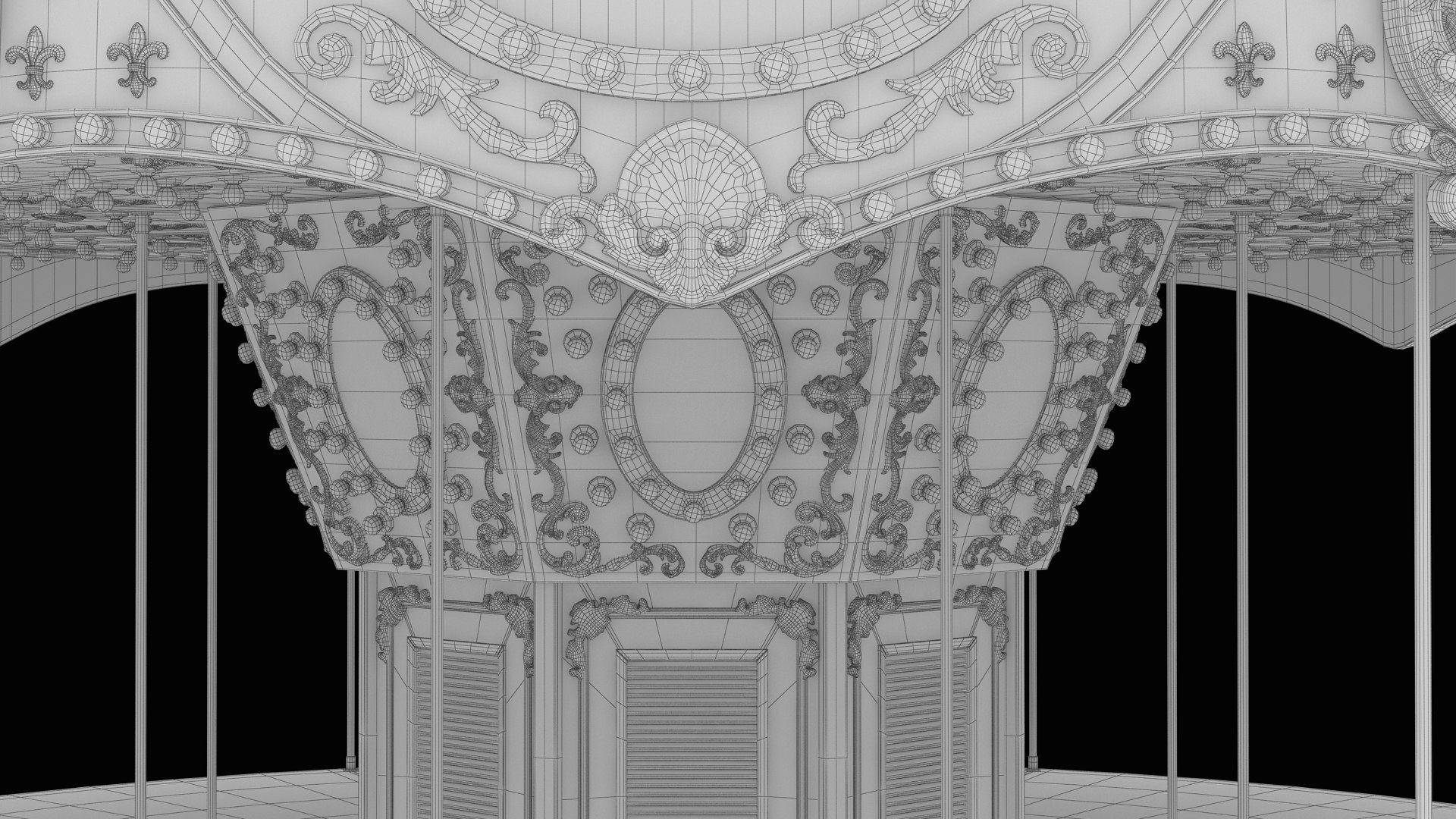 3D Carousel Base Model - TurboSquid 1180139