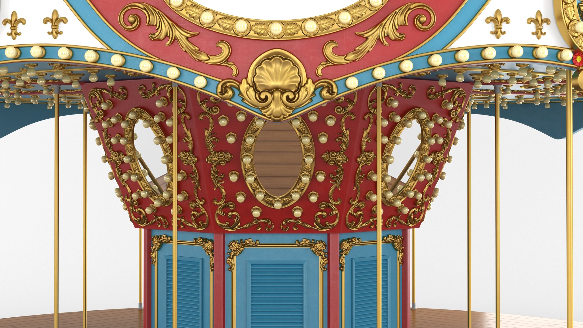 3D Carousel Base Model - TurboSquid 1180139