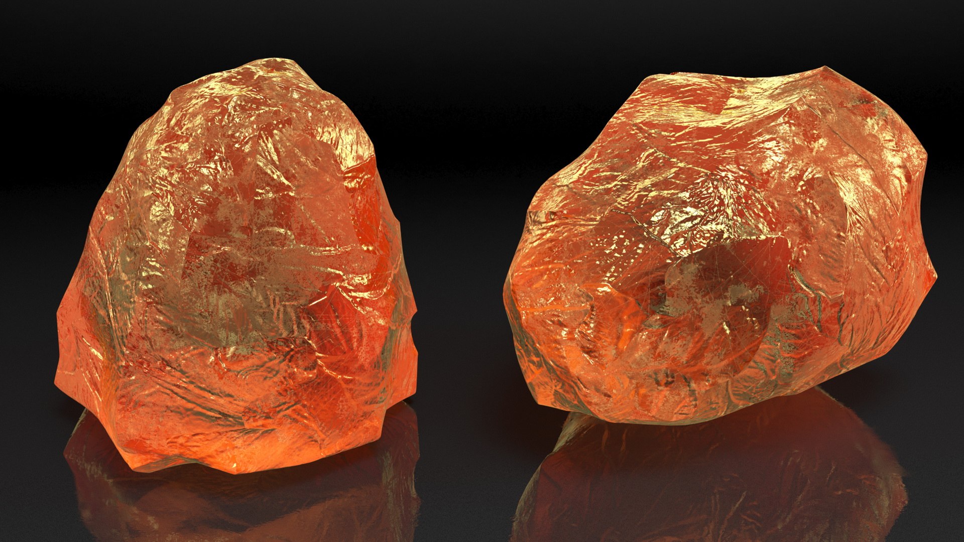 3D Amber Minerals Collection model - TurboSquid 1916225