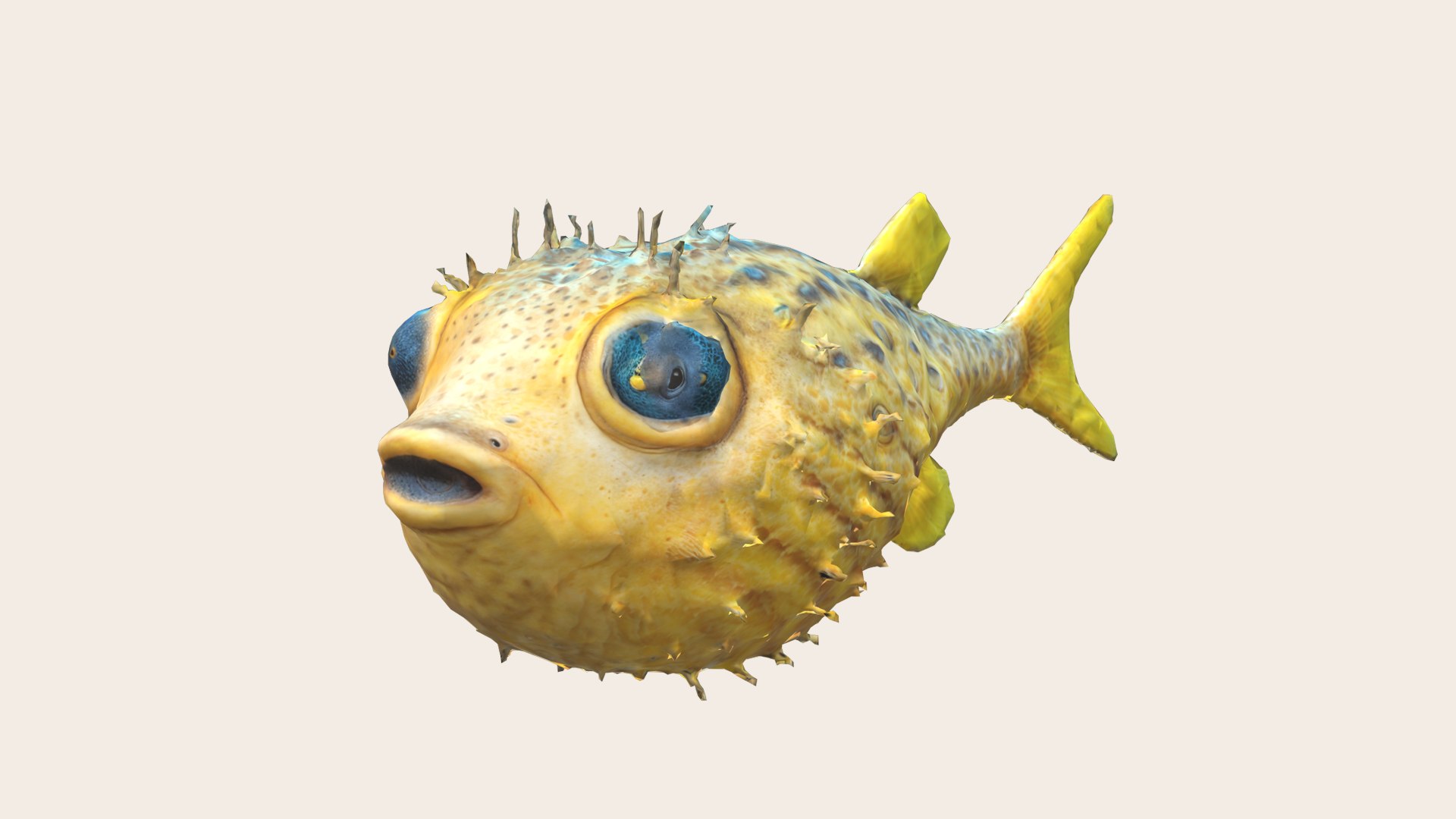 Puffer Fish 3D Model - TurboSquid 2271408