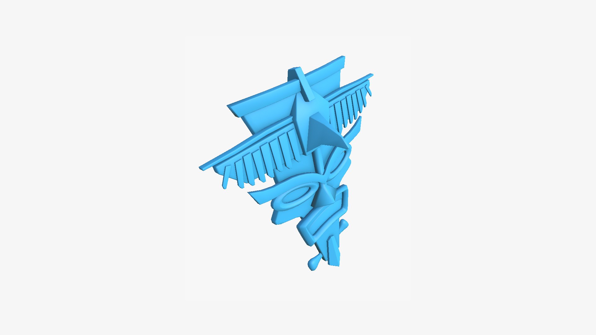 Tribal Mask C11 Cartoon - Costume Character Design 3D model ...