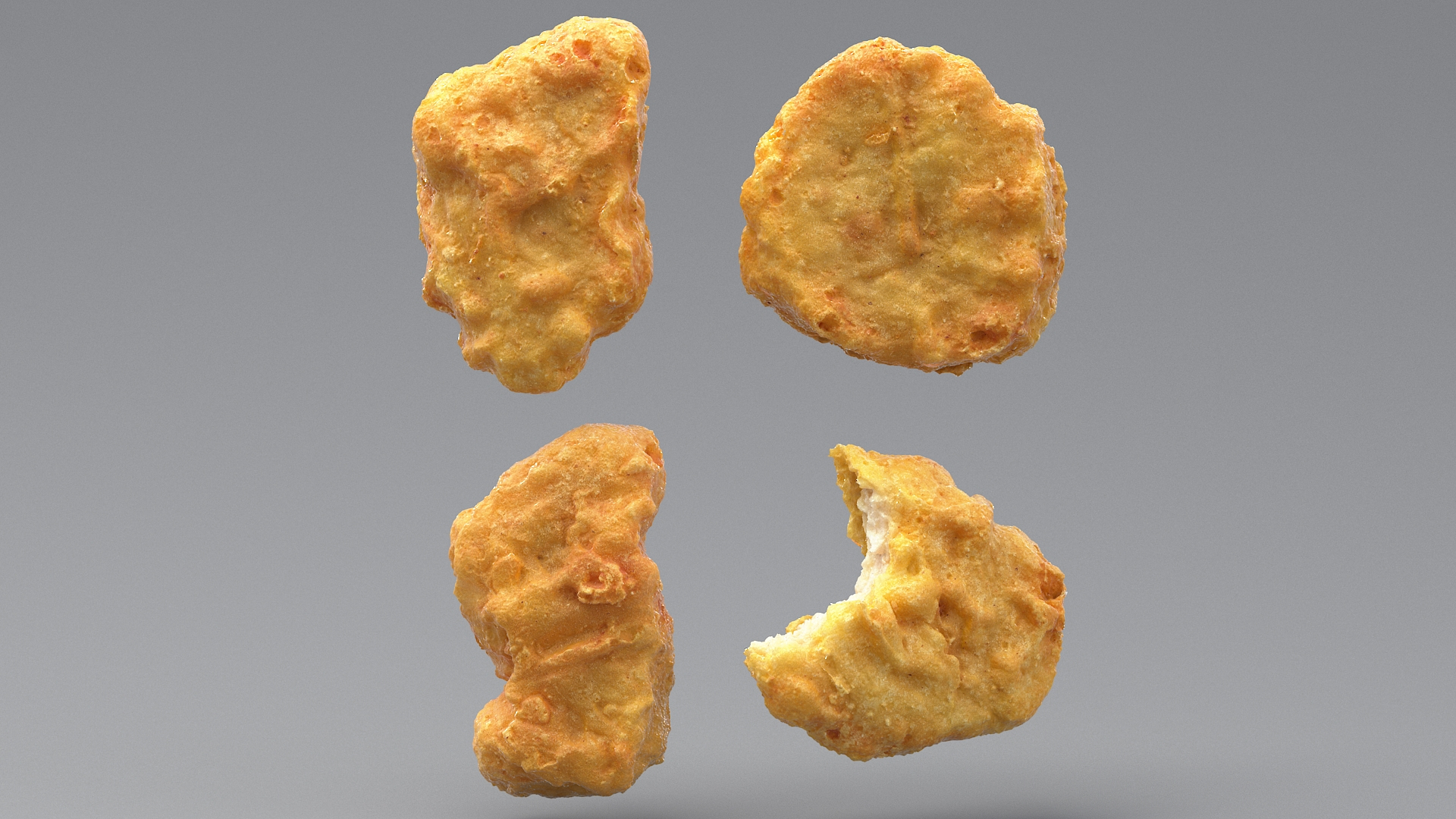3D Realistic Chicken Nuggets model - TurboSquid 1766789
