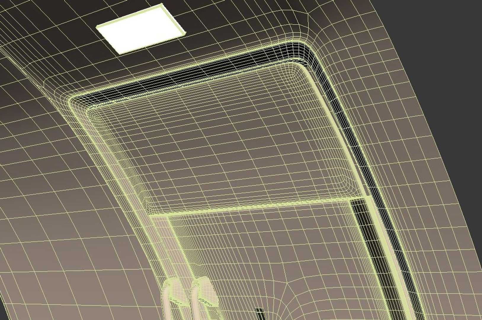 Airplane Door Interior 3d Max