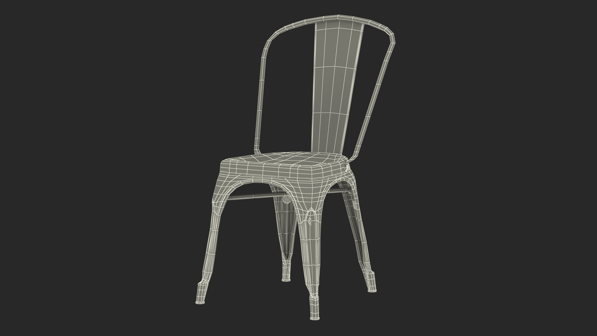 Yellow Stackable Chair 3D Model - TurboSquid 2042738