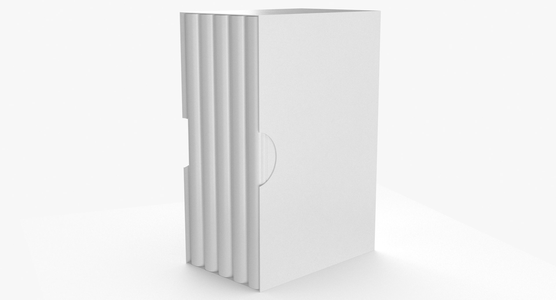 3D Model Paperback Book Box Type 02 Basic Poses Blank And Generic ...