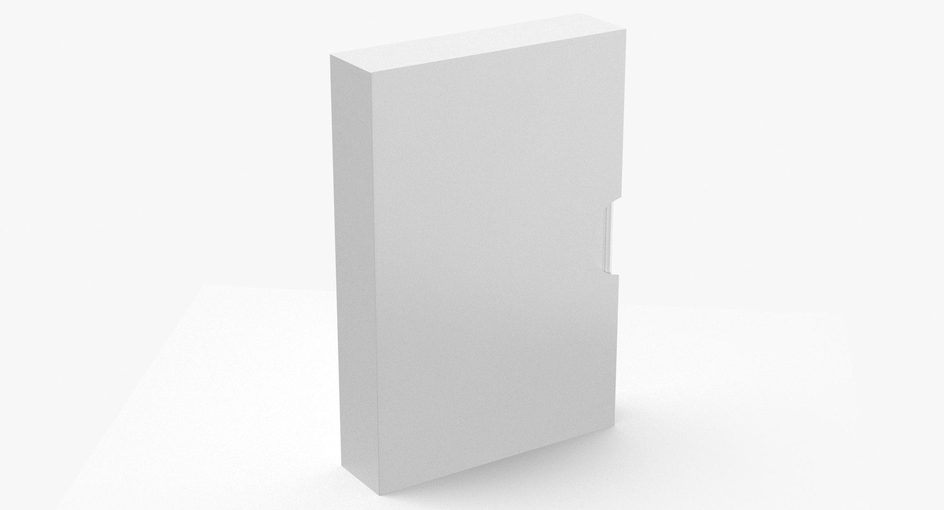 3D Model Paperback Book Box Type 02 Basic Poses Blank And Generic ...