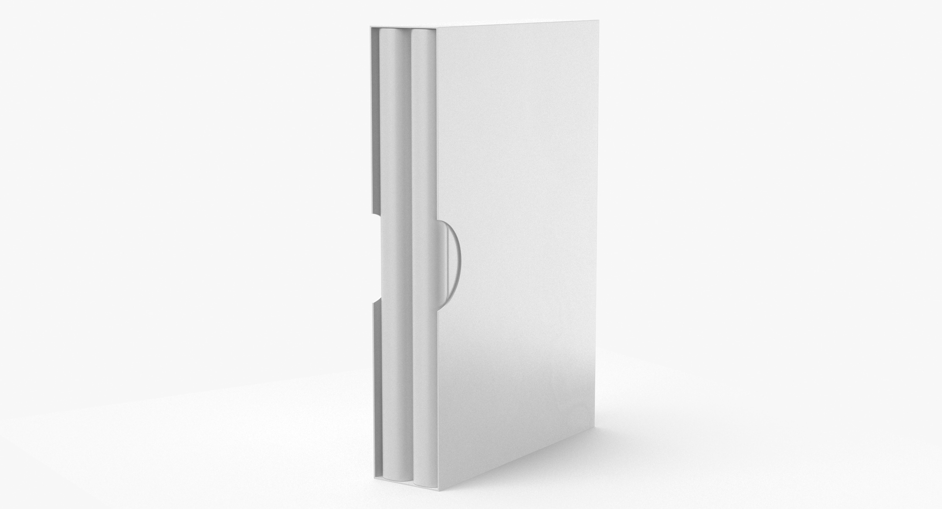 3D Model Paperback Book Box Type 02 Basic Poses Blank And Generic ...