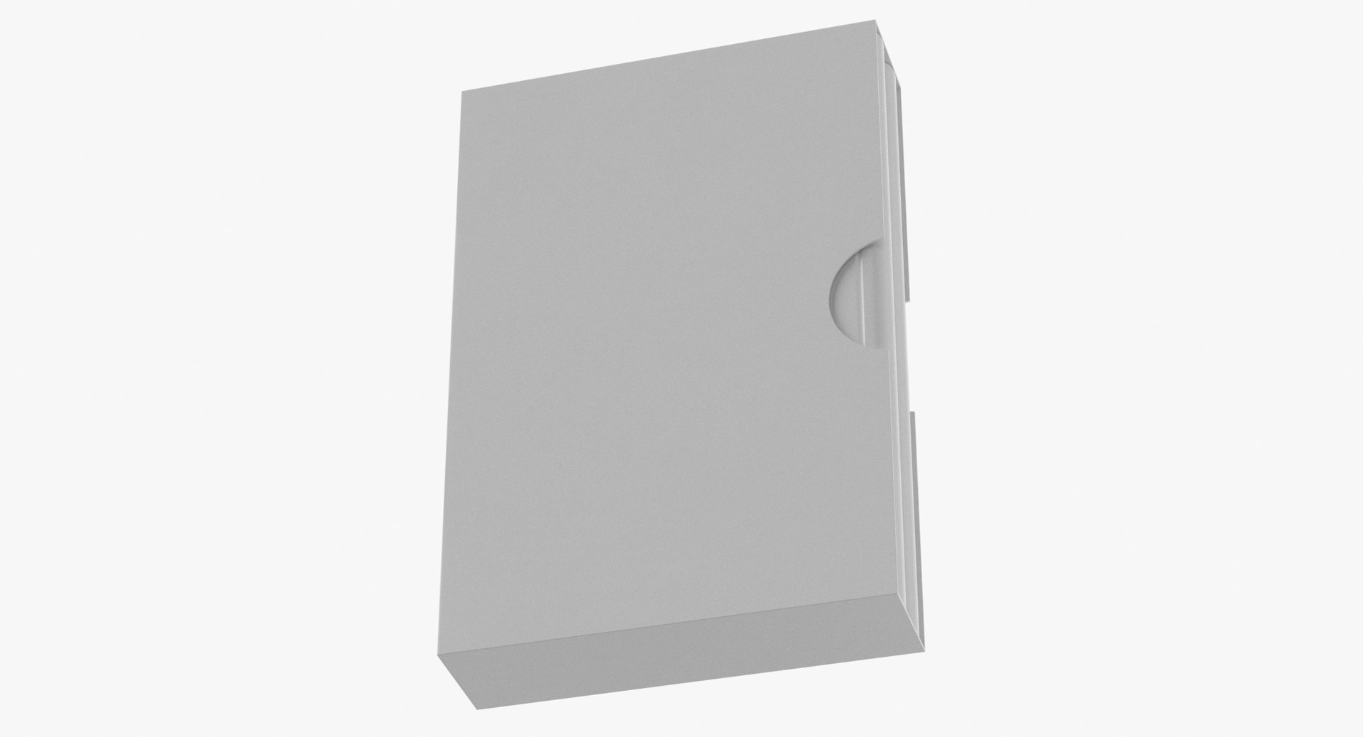 3D Model Paperback Book Box Type 02 Basic Poses Blank And Generic ...