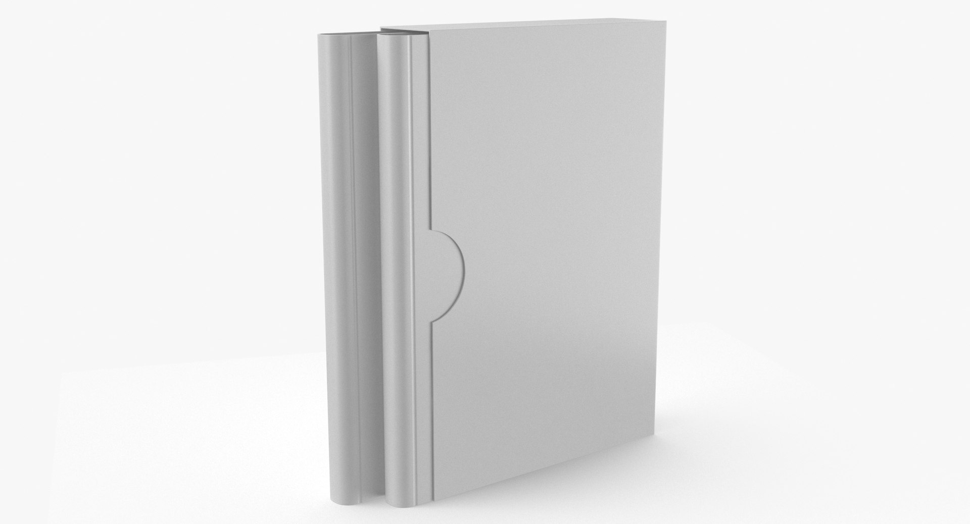 3D Model Paperback Book Box Type 02 Basic Poses Blank And Generic ...