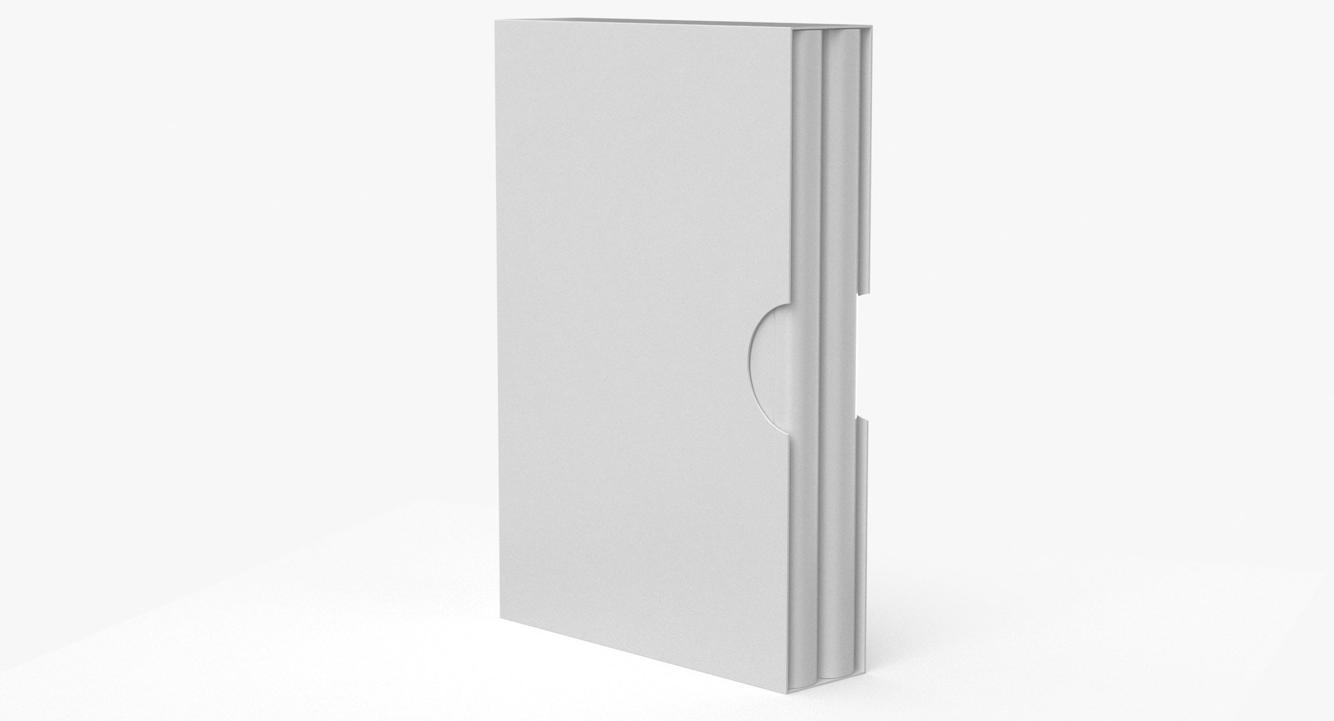 3D Model Paperback Book Box Type 02 Basic Poses Blank And Generic ...