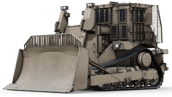 modelo 3d Bulldozer blindado D9 - TurboSquid 2205762