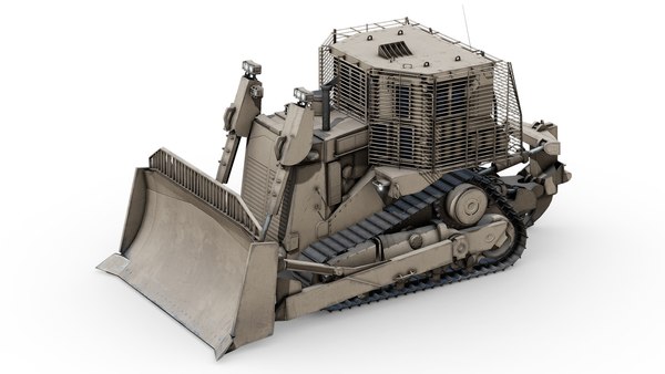 modelo 3d Bulldozer blindado D9 - TurboSquid 2205762