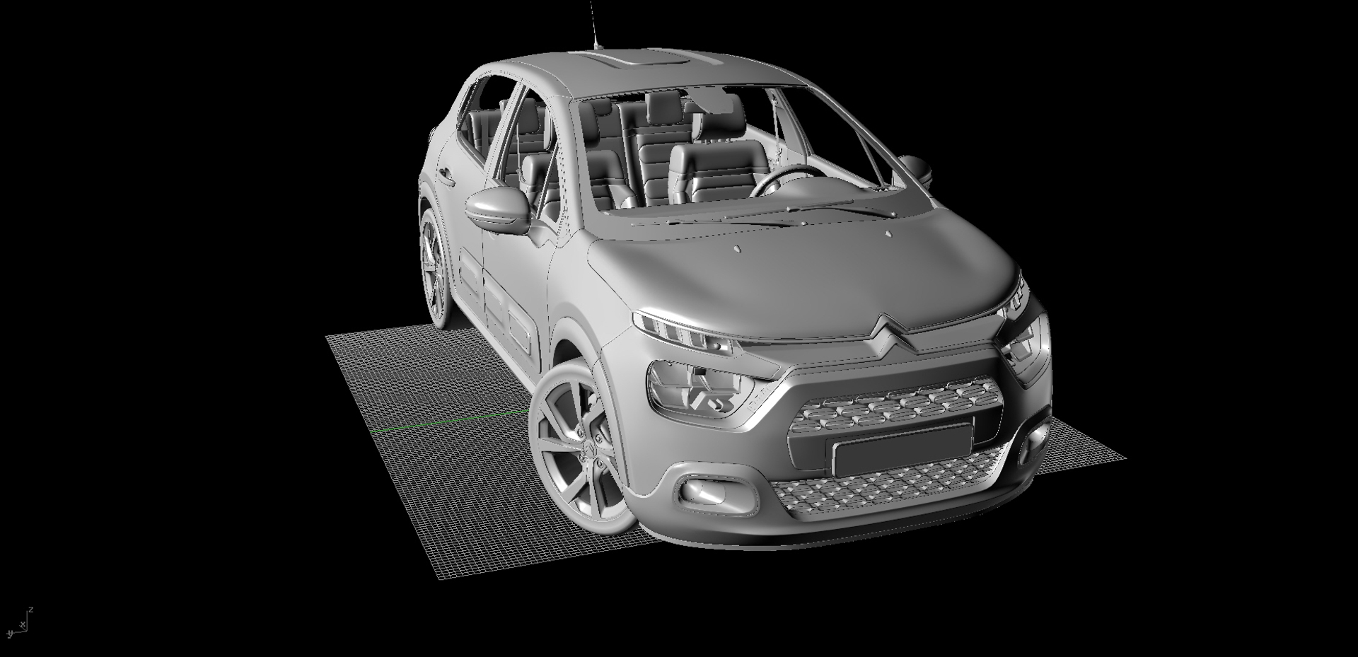 Realistic Citroen C3 2020 3D - TurboSquid 1564893