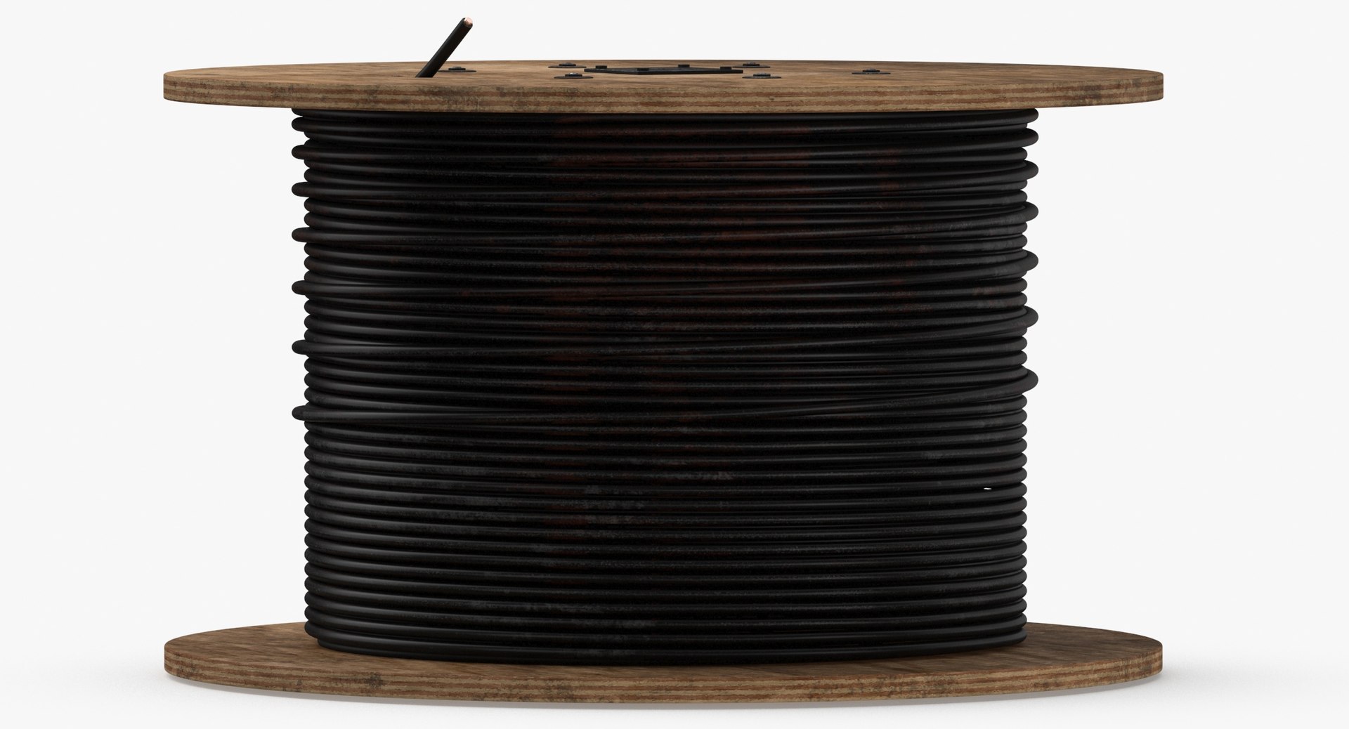 3D Wood Spool 01 Model - TurboSquid 1942123
