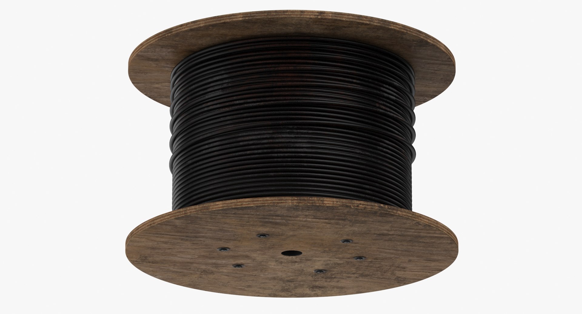 3D Wood Spool 01 Model - TurboSquid 1942123