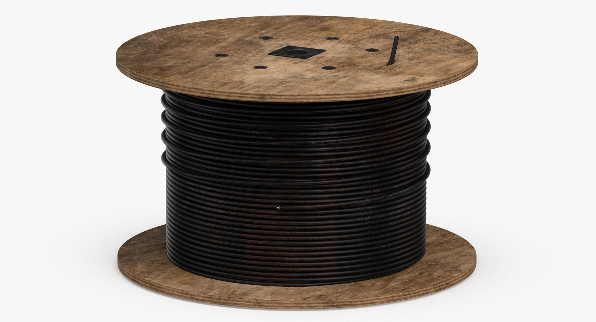 3D Wood Spool 01 Model - TurboSquid 1942123