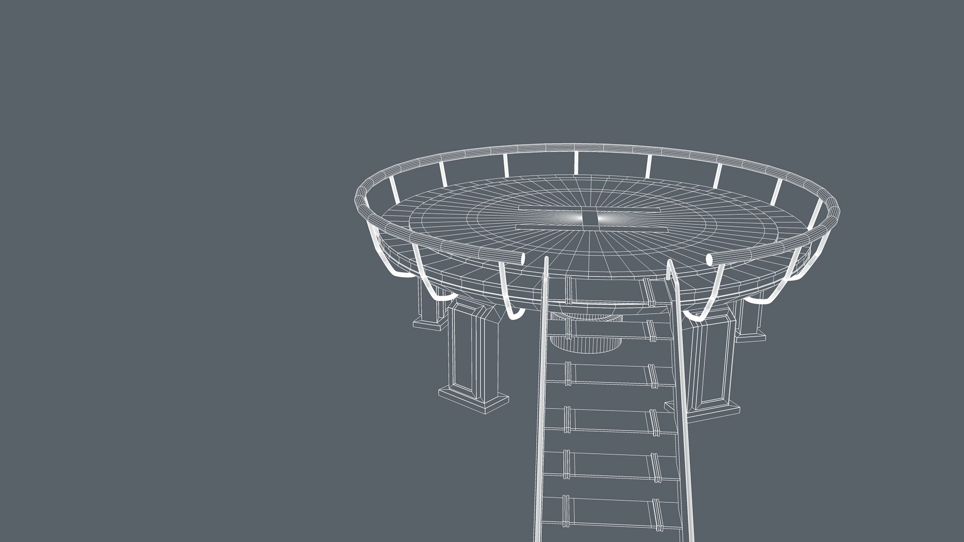 Helipad 3D - TurboSquid 2345890